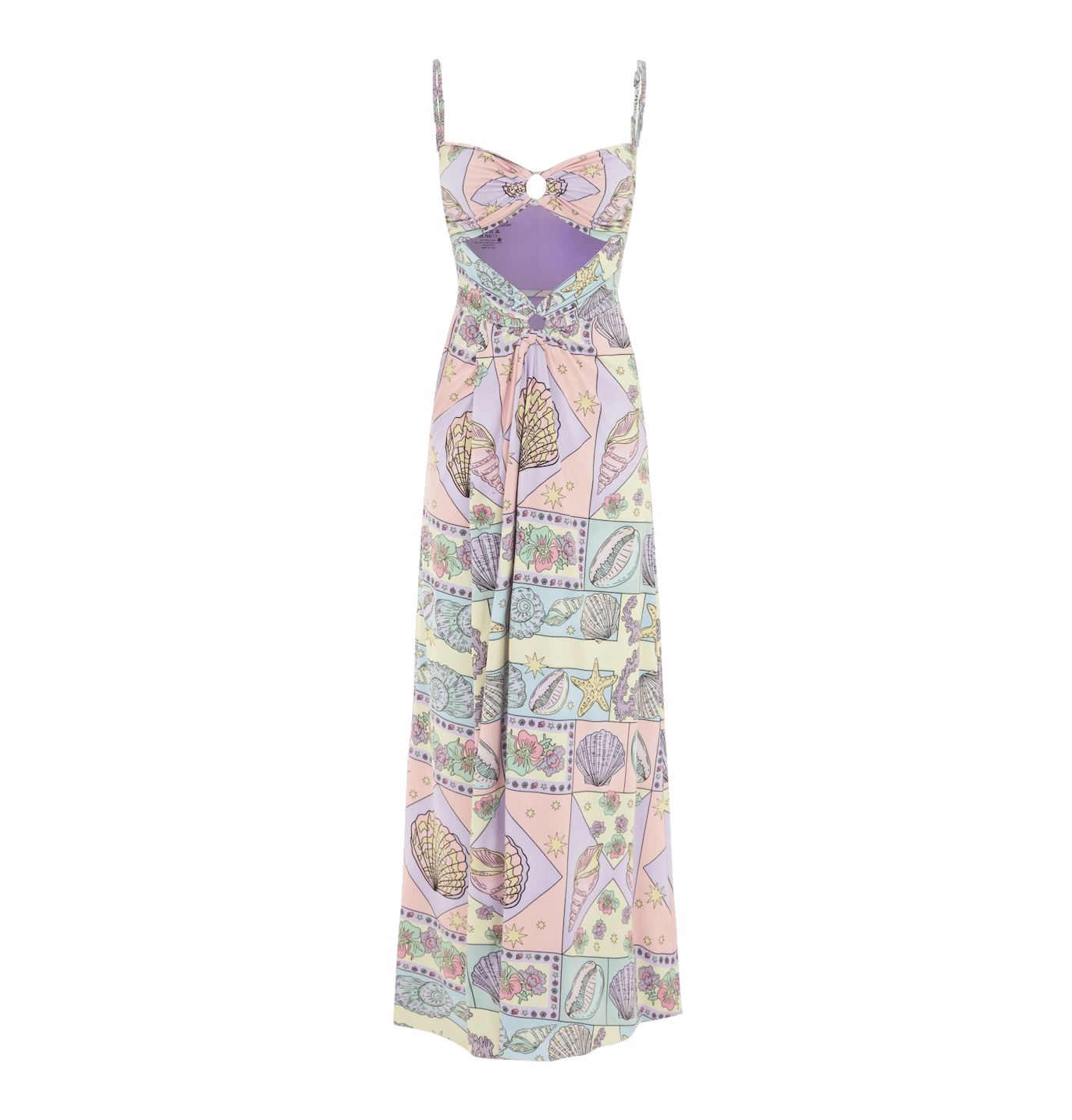 Oceanus Swimwear | Zoe Exclusive Print Purple Party Dress | Women's ...